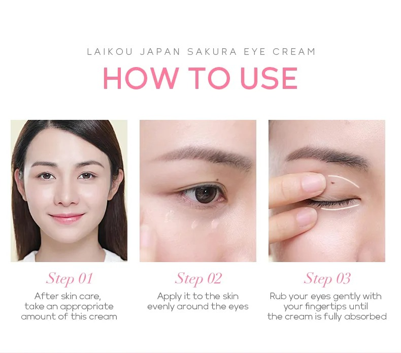 LAIKOU Japan Sakura Eye Cream- 30g - Only 99 Shop BD